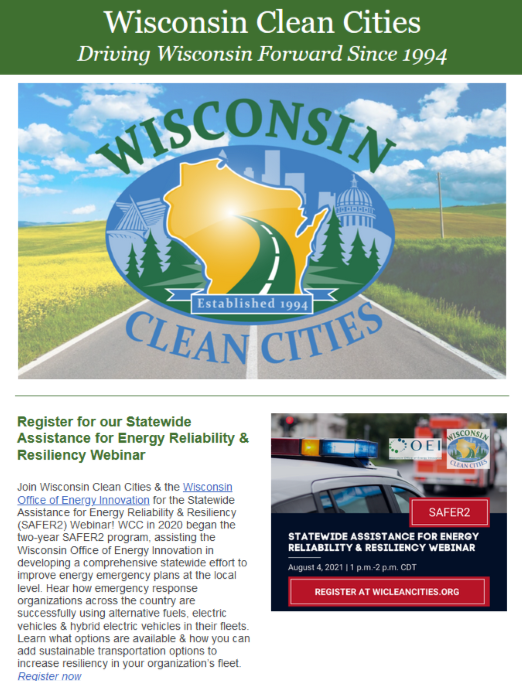 Newsletters – Wisconsin Clean Cities